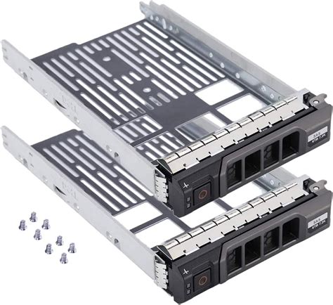 Pack 4 Hard Drive Tray Caddy For Dell Poweredge Series 11