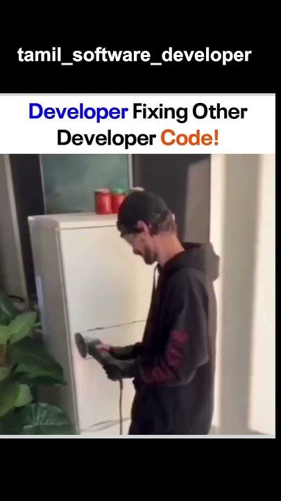 Developer Fixing Code Codingintamil Memes Codingtamilan
