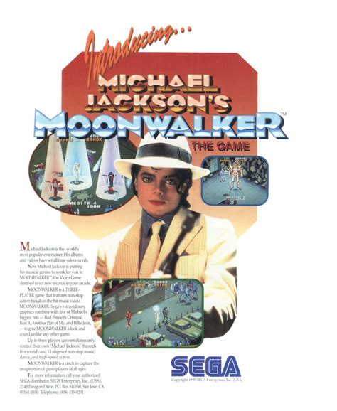 Behind The Design Michael Jacksons Moonwalker Arcade Sega 16