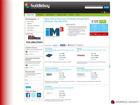 B2b Social Media Marketing Warren Knight Ppt