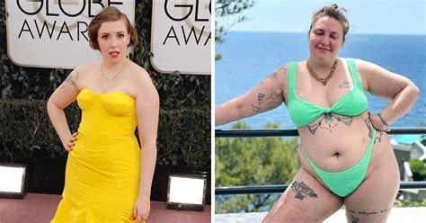 Lena Dunham Weight Loss Before And After Not A Compliment Lena