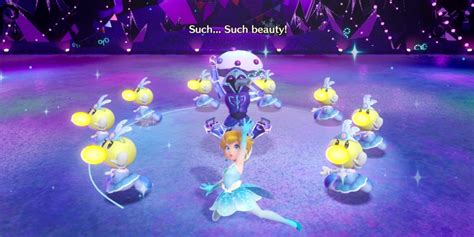 Princess Peach Showtime Sparkle Gem Locations In A Snow Flower On Ice