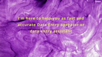 Microsoft Excel Data Entrymicro Upwork