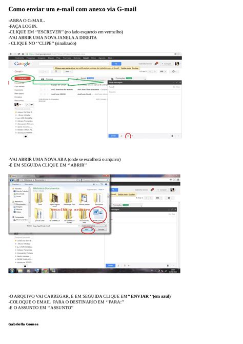 Como Enviar Um E Mail Com Anexo Via G Mail Como Enviar Um E Mail Com