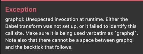 Error Implementing Relay Modern Graphql Unexpected Invocation At