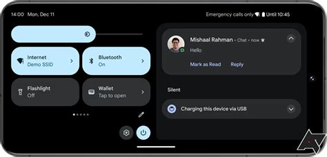Android Brings Landscape Mode Makeover For Notification Panel