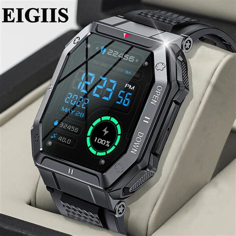 Eigiis 1 85 Ips Screen Waterproof Fitness Tracker Bluetooth Call
