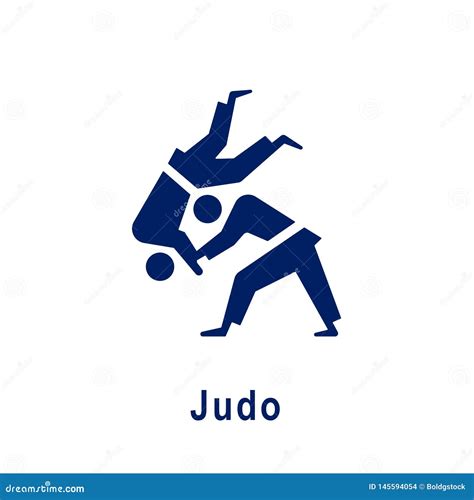 Judo Pictogram New Sport Icon Stock Vector Illustration Of Icon