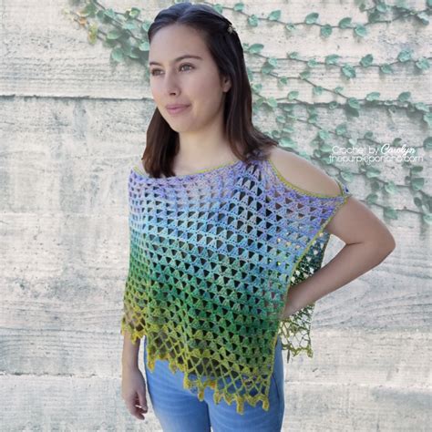 Crochet Garments The Purple Poncho