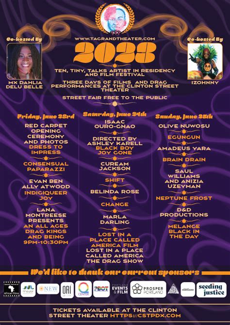 Ten Tiny Talks Festival Clinton Street Theater