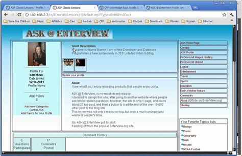 Asp Classic Lesson 4 Admin Users Delete Records Youtube