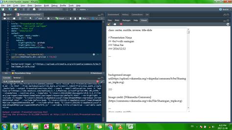 Can T Run The Basic Template Issue Yihui Xaringan GitHub