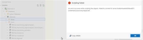 Failed To Connect To Server After Time Out And Refresh · Issue 20961 · Microsoft