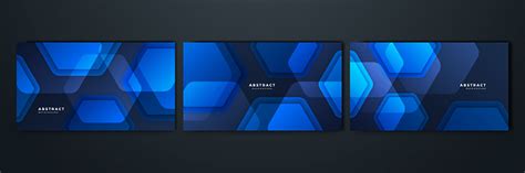 동적 추상 블루 블랙 배경 포스터 세트 기술 네트워크 벡터 일러스트레이션 0명에 대한 스톡 벡터 아트 및 기타 이미지 0명 개념 개념과 주제 Istock