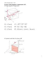 Understanding Rectangular Components Of Forces In Statics Course Hero