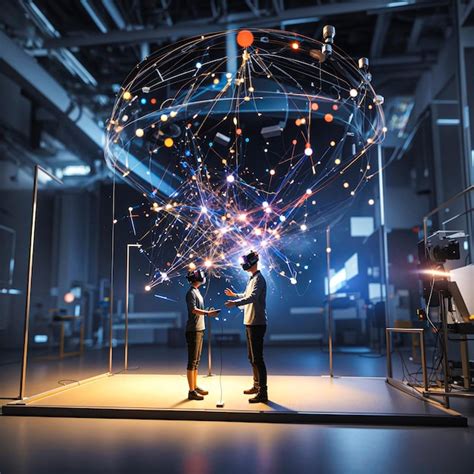 Premium Photo A Virtual Reality Simulation Of A Physics Experiment