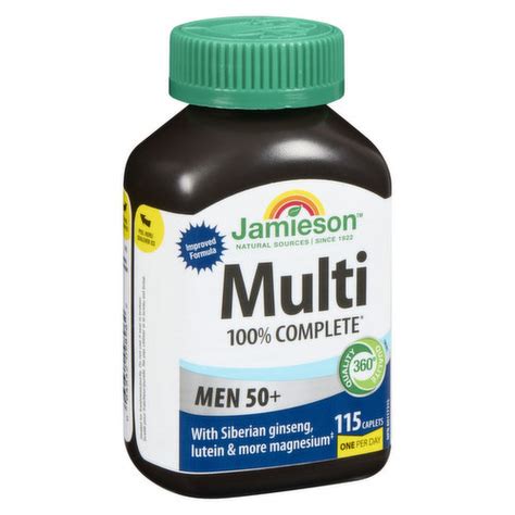 Jamieson 100 Complete Men 50 Multivitamin Pricesmart Foods