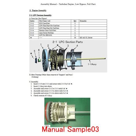 3d Printable Turbofan Engine Low Bypass Full Ducted 1960s By Motoo Kondo