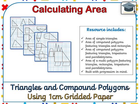 Calculate Area Of Triangles Compound Polygons Differentiated With Cm Grid Progression
