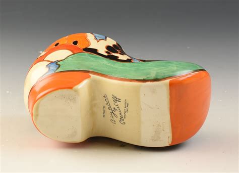 Clarice Cliff Kew Sabot Clog C 1932