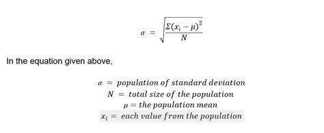 Everything You Need To Know About Standard Deviation Formula