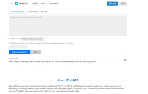 Workgpt Détails Prix And Alternatives Futur Ia