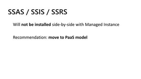 The Evolution Of Sql Server As A Service Sql Azure Managed Instance Ppt