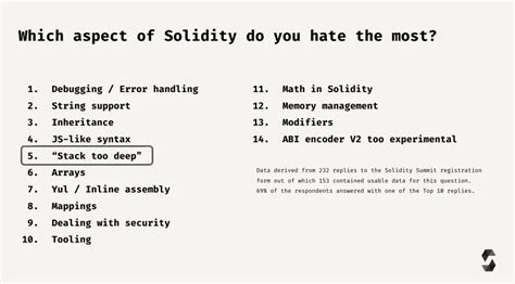 智能合约stack Too Deep解决方法 腾讯云开发者社区 腾讯云