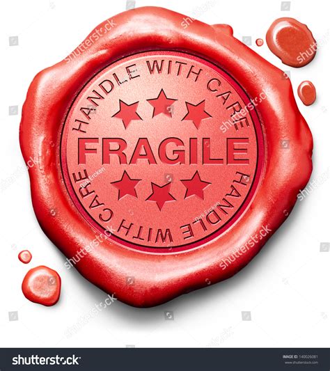 Fragile Breakable Handle Care Careful Handling Stock Illustration 140026081 Shutterstock