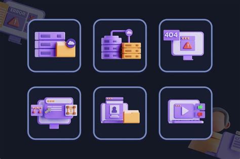 Programming 3d Icon Set Objects Ft Programming And Icon Envato