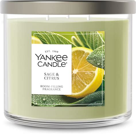 Yankee Candle Sage And Citrus Scented Candle 145oz 3 Wick