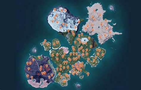 Palworld Map All Regions Locations And Points Of Interest