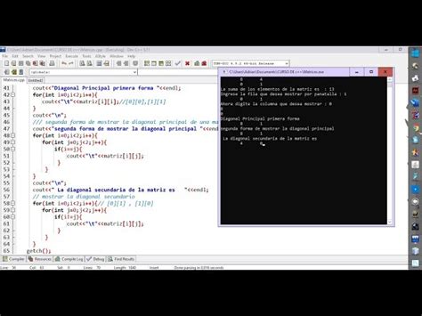 La Diagonal Principal Y Secundaria De Una Matriz En C Todo Lo Que Necesitas Saber