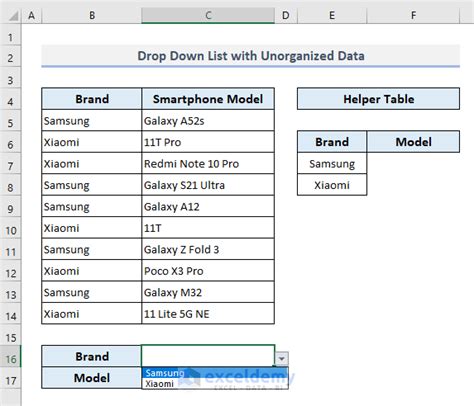 Conditional Drop Down List In Excel Create Sort And Use Exceldemy