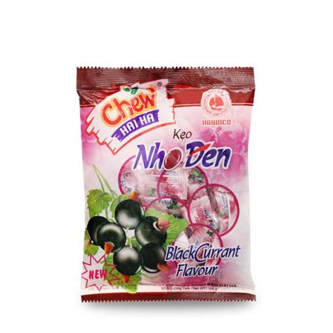 Kẹo Chew Nhân Nho Đen Hải Hà 105g Foodland