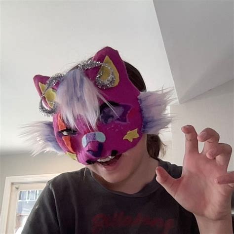 Therian Alien Cat Masks Etsy