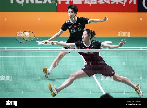 Kumamoto Japan 19th Nov 2023 Zhang Shu Xian And Zheng Yu Chn