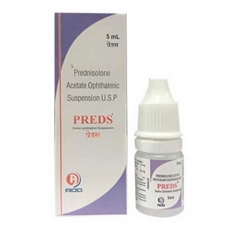 5ml Preds Ophthalmic Suspension Packaging Type Box At Best Price In
