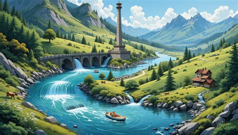 انشای ادبی اگر من رود بودم