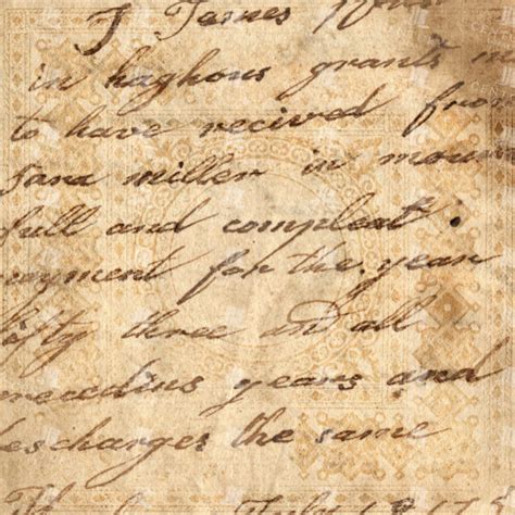 Aged Parchment With Handwritten Script Layered Paper Texture
