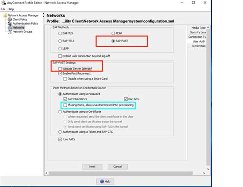 eap fast authentication with wireless lan controllers and identity