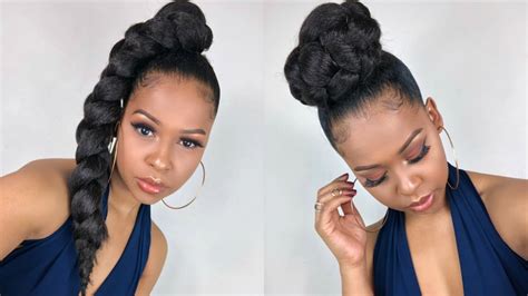 Jumbo Braid Ponytail Hairstyles