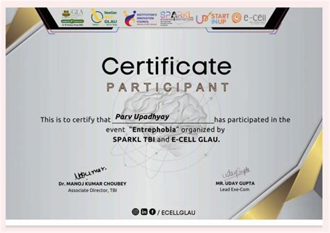 Parv Upadhyay On Linkedin Entered In An Event Entrephobia In Gla To