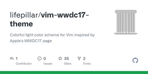 Github Lifepillar Vim Wwdc Theme Colorful Light Color Scheme For Vim Inspired By Apple S