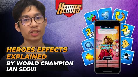 Heroes Effects How To Use Them Explained By 2021 World Champion Ian
