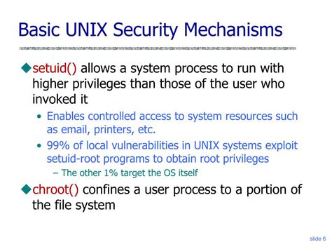 Ppt Unix Security Setuid And Chroot Static Security Analysis With Mops Powerpoint