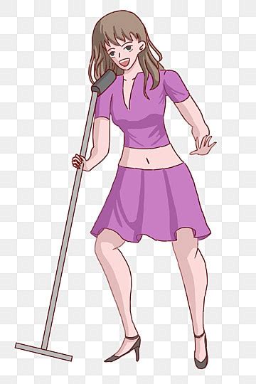 마이크와 여성 가수 노래 Recital 벡터 여자 가수 마이크 Png 일러스트 및 벡터 에 대한 무료 다운로드 Pngtree