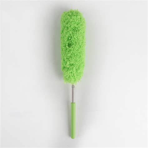 Clearance Slmotuae Stainless Steel Telescopic Electrostatic Duster Fiber Small Duster Universal