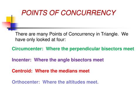 PPT POINTS OF CONCURRENCY PowerPoint Presentation Free Download ID