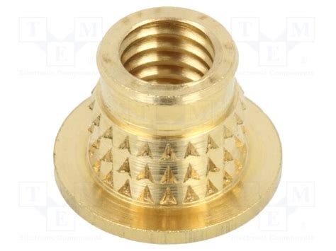 004m6 Tappex Threaded Insert Brass M6 Bn 37896 L 77mm For